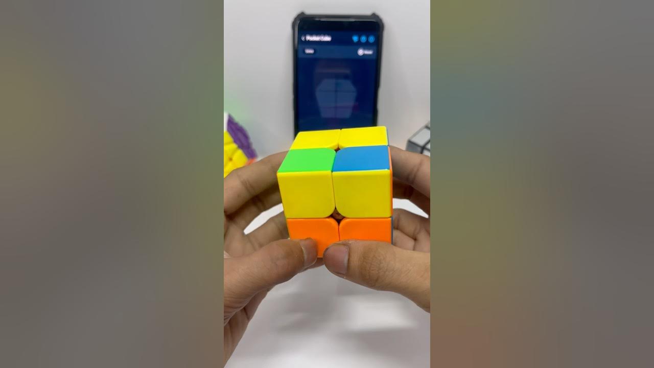AI solving last step of 2 by 2 cube #shorts #youtubeshorts #trending - YouTube