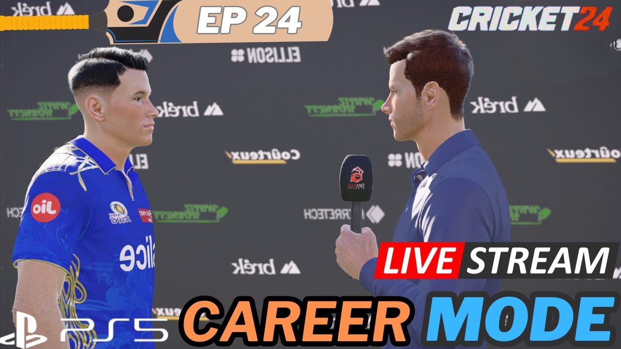 Cricket 24 Career Mode gameplay Live | Part 24 - YouTube