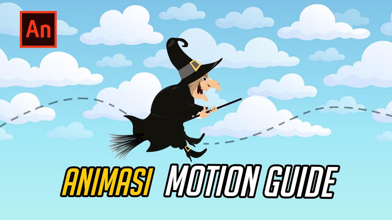Adobe Animate Part 8 | Animasi Motion Guide | Classic Motion Guide ...