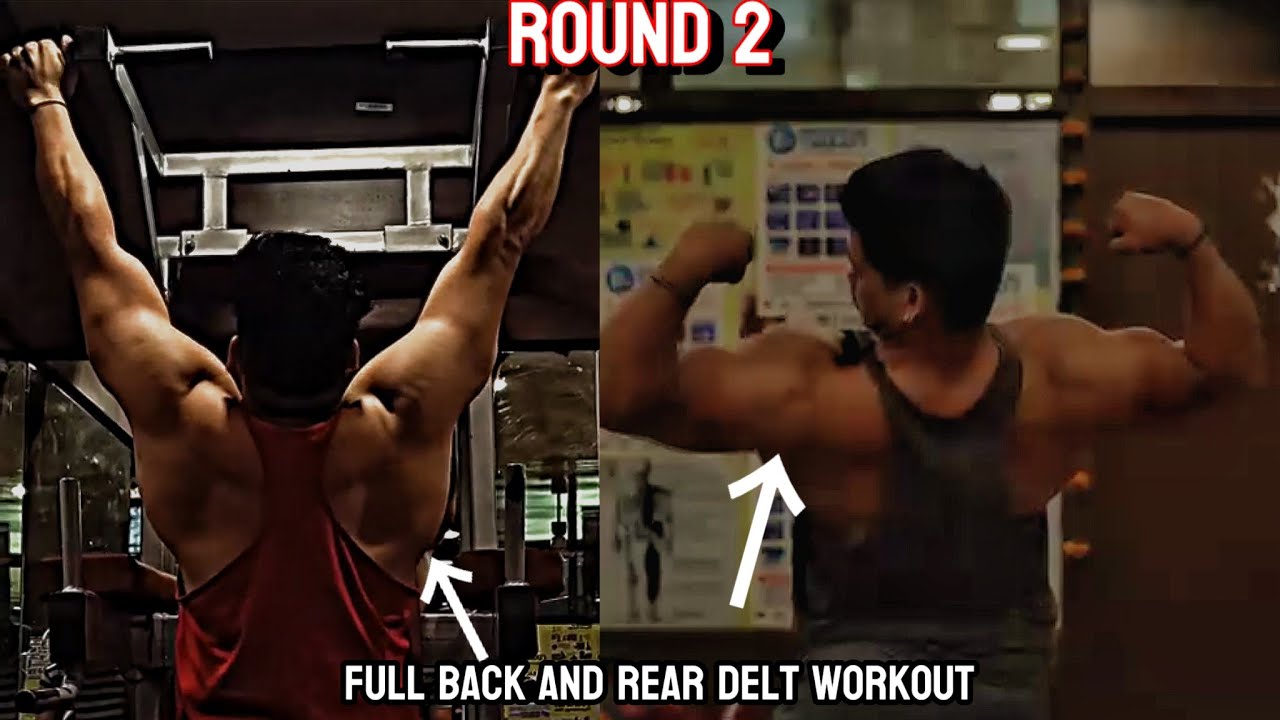 Pull day 💪🏻(back ,rear delt @ traps ) workout Round 2 - YouTube