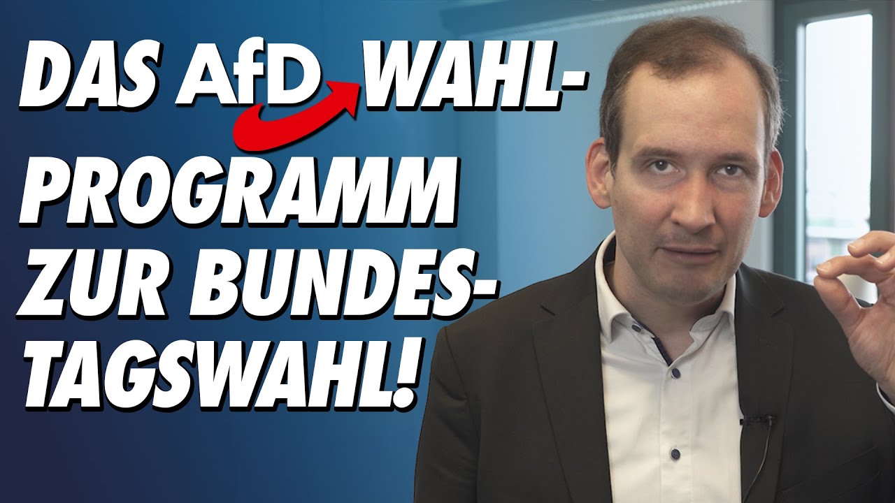 Das AfD-Wahlprogramm zur Bundestagswahl 2021! - YouTube