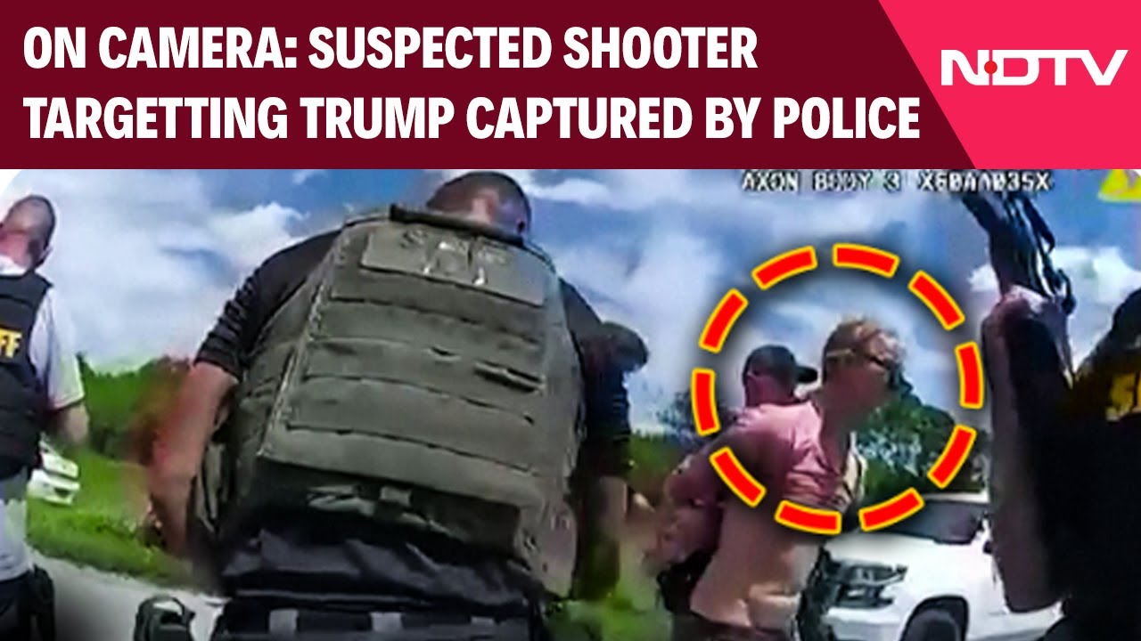 Ryan Wesley Routh Arrest Video | Police Apprehend Suspected Shooter Who ...