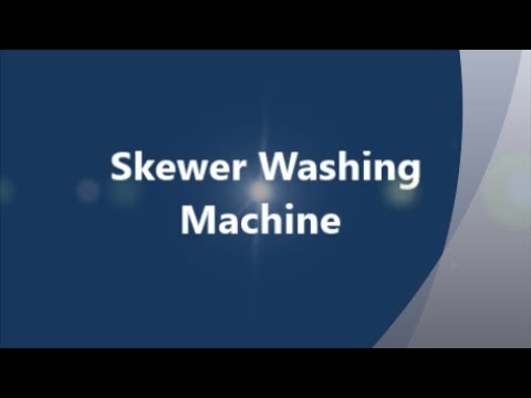 skewer washing machine - YouTube