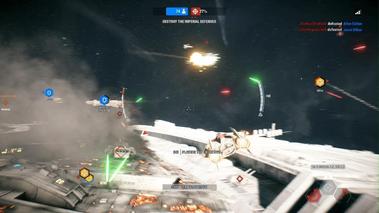 Starfighter assault swbf II - YouTube