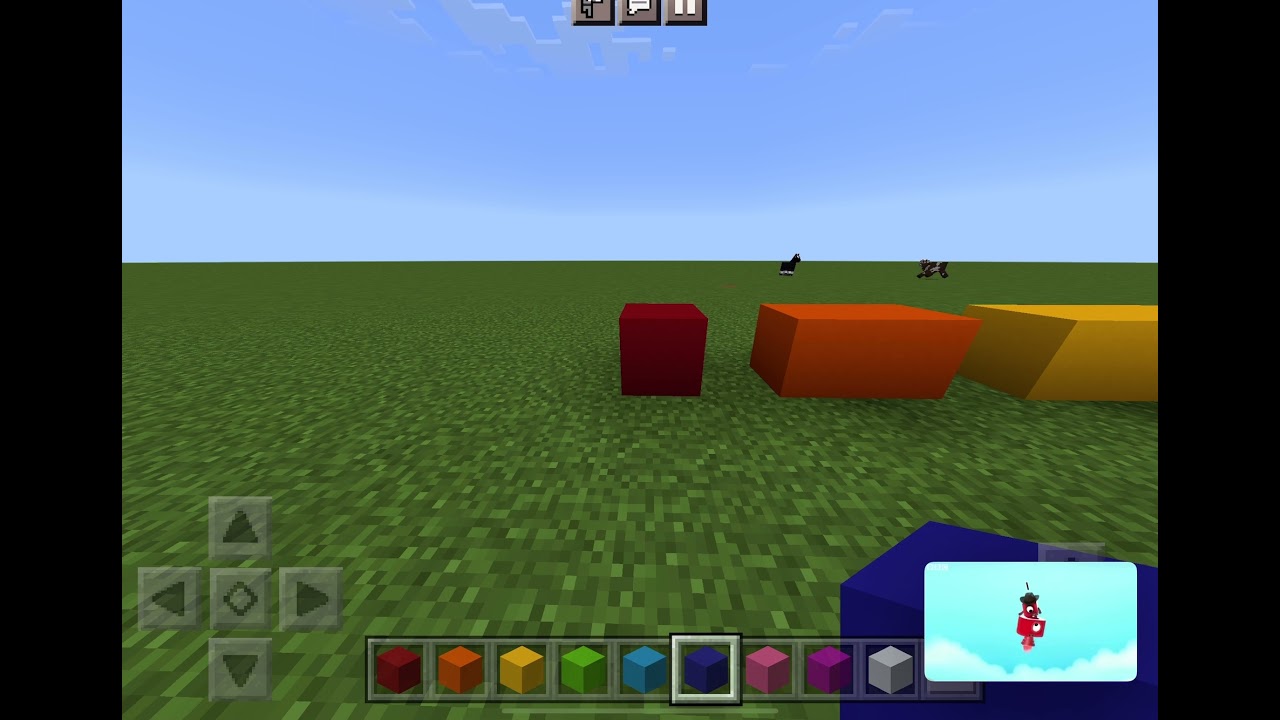 Numberblock minecraft 1 times table fanmade learn to count - YouTube