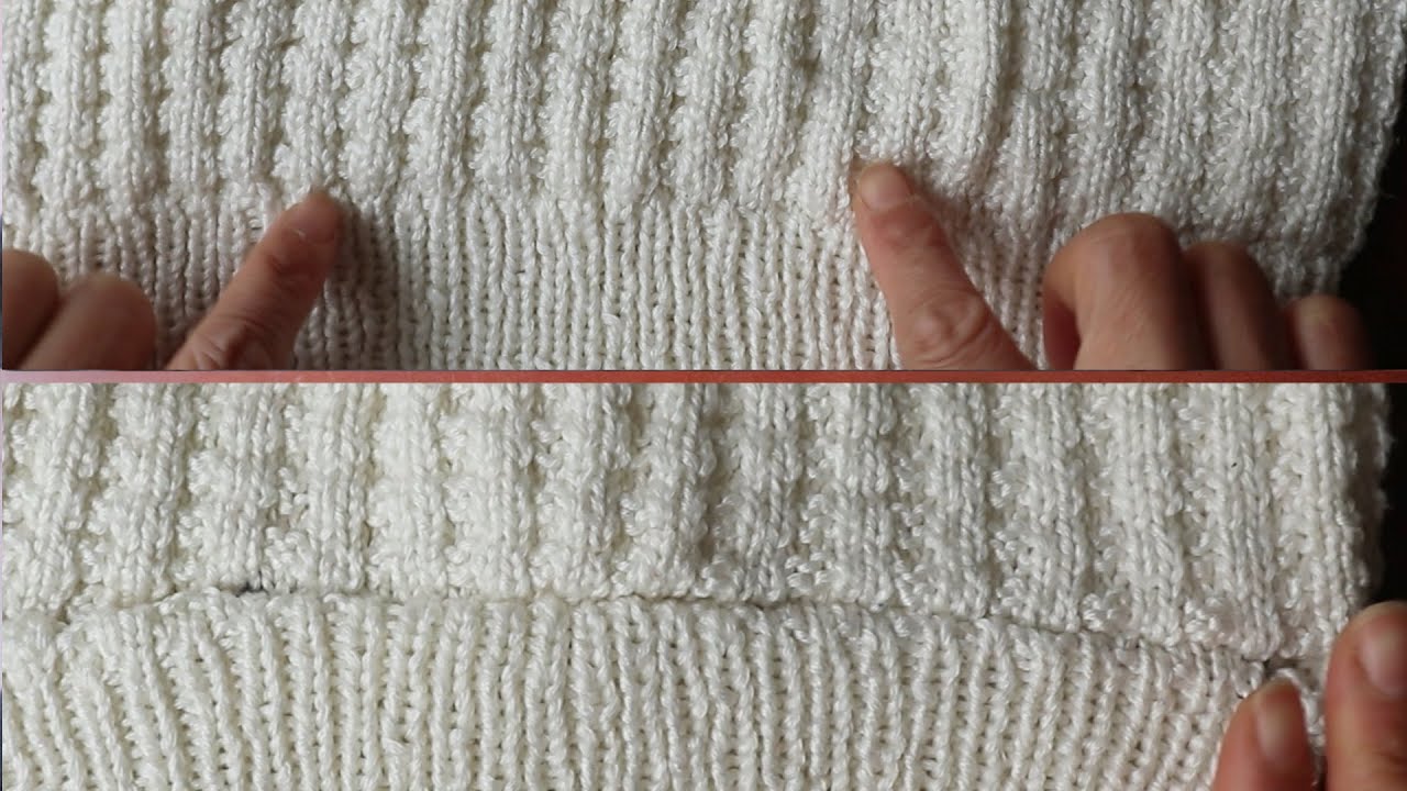 How to perfectly solve the problem of sweaters that are too long - YouTube