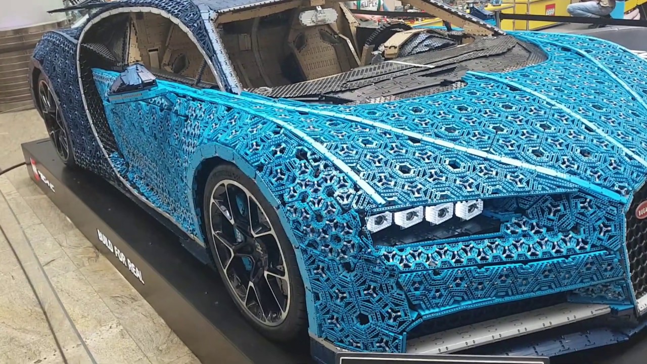 LEGO TECHNIC Bugatti Chiron startup and revving | BRUTAL engine sound ...