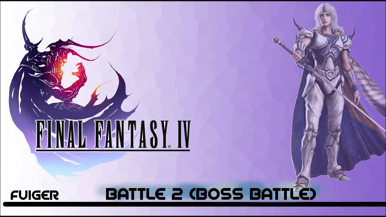 Final Fantasy IV - Battle 2 (Boss Battle) [Remaster/Orchestrated] - YouTube