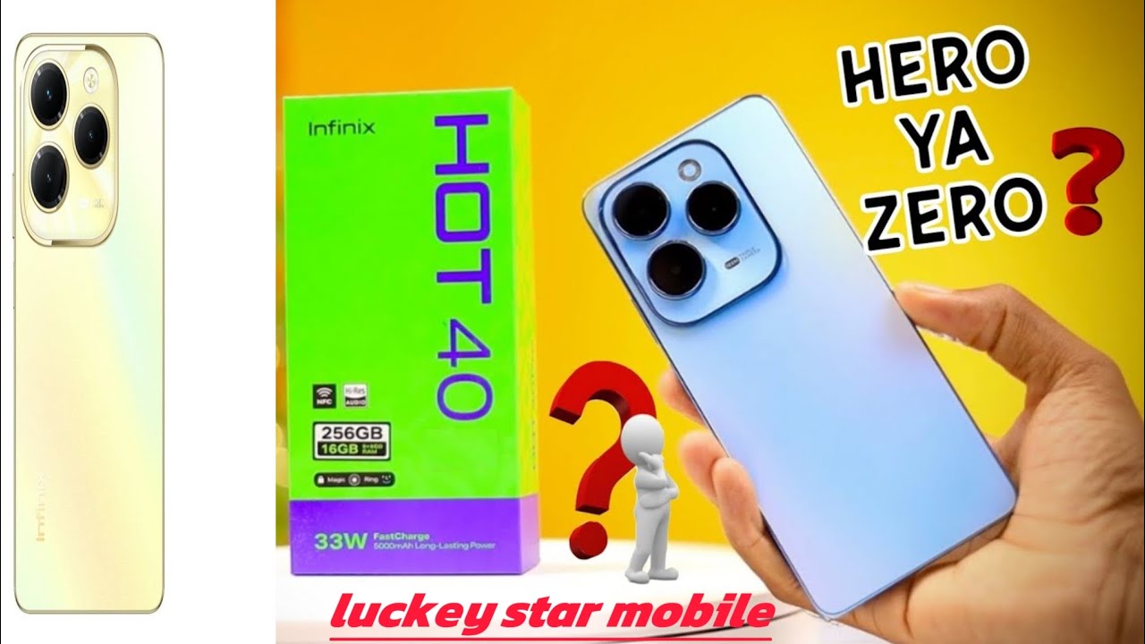 infinx hot 40 unboxing price in Pakistan - YouTube