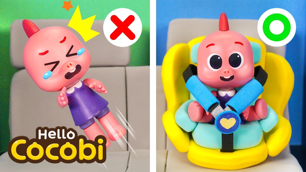 No! It's Dangerous! Child Safety Seat Song 🚗 | Cocobi Kids Songs ...