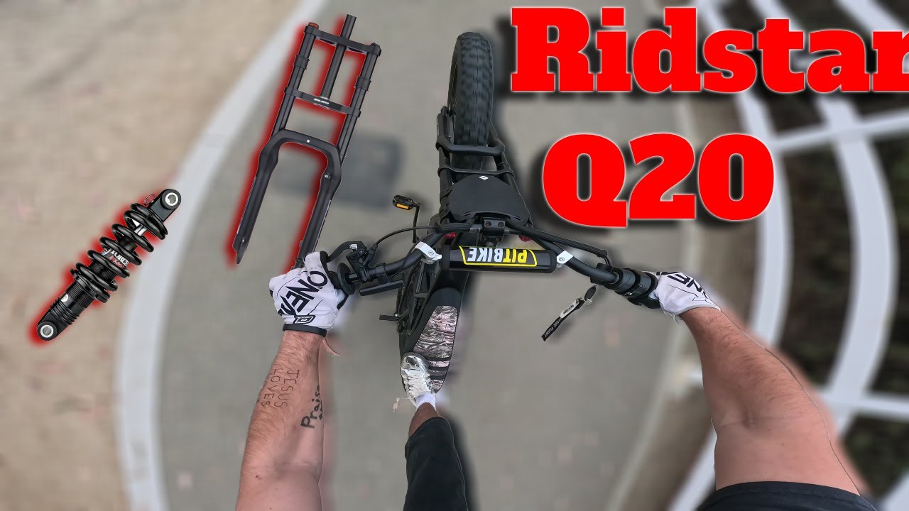 New Suspension on my Ridstar Q20 - YouTube