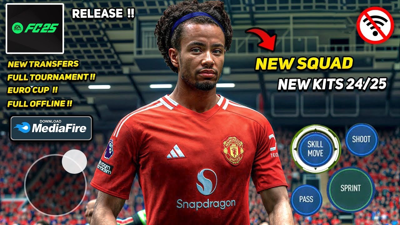 FIFA 16 MOD EA FC 24 Android OFFLINE | New Update Transfers & Kits 24/ ...