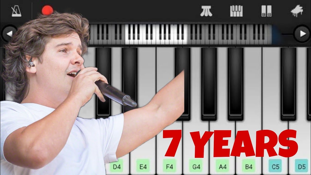 Lukas Graham - 7 Years | Easy Piano tutorial | Perfect Piano - YouTube