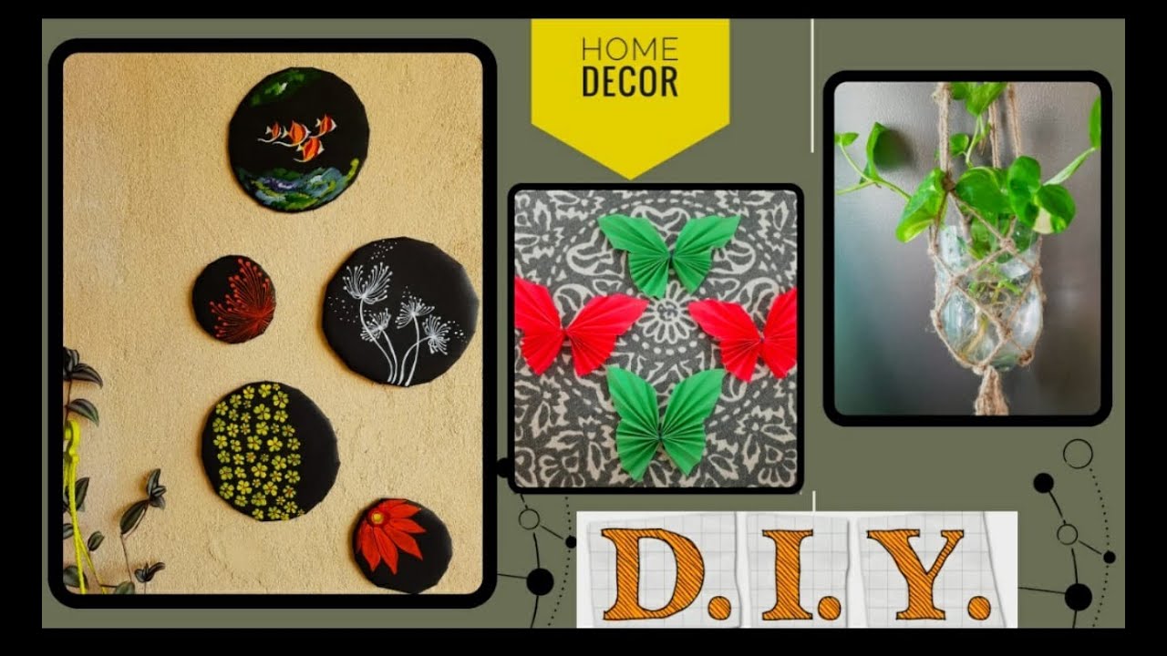 Home Decor || 3 Best DIY projects at home || Quick and easy DIY || DIY ...