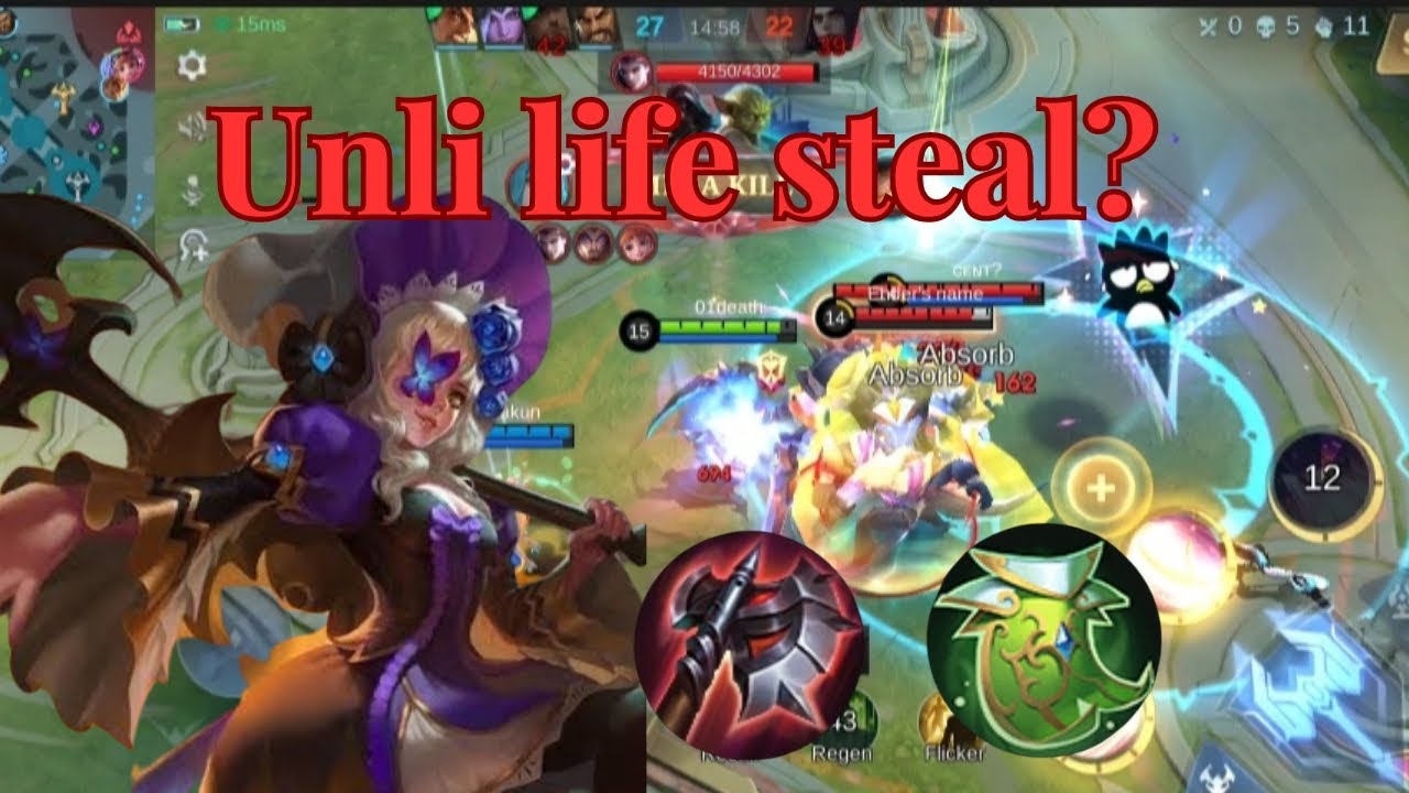 RUBY GODDESS OF LIFE STEAL!! TUTORIAL BUILD FOR 2024| MLBB - YouTube