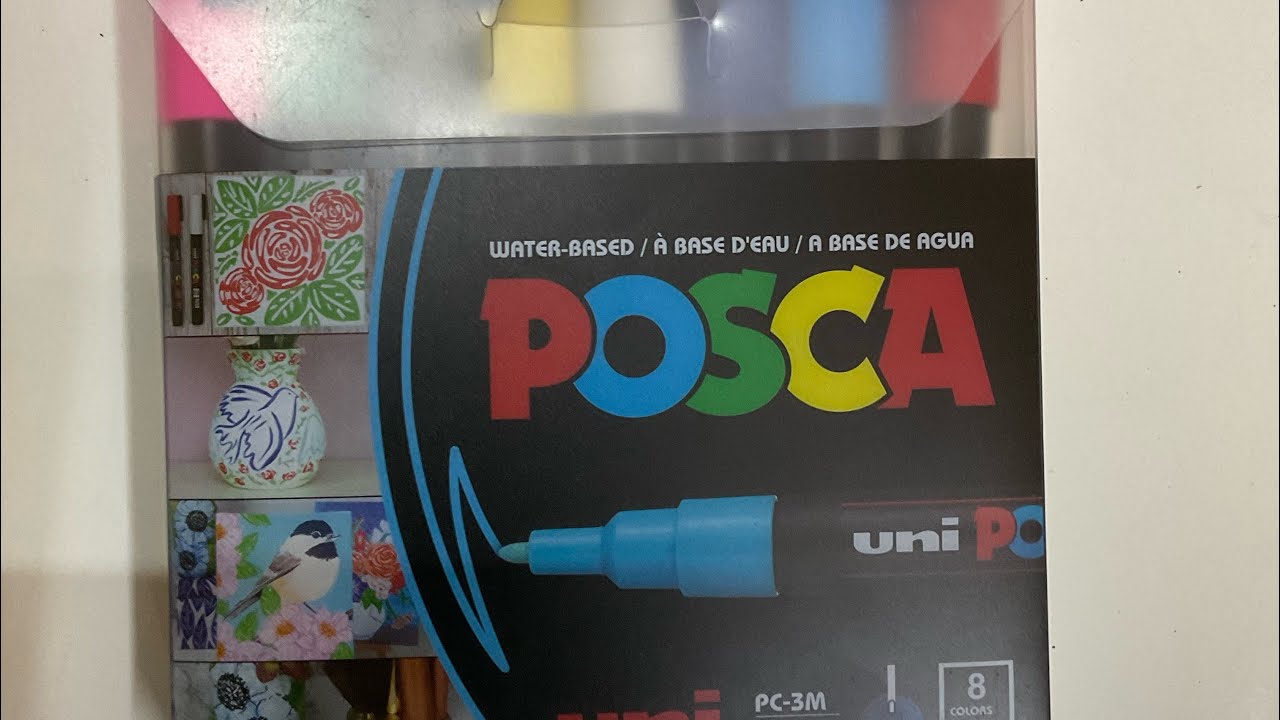 Unboxing Posca Markers for the first time 😍😍 - YouTube