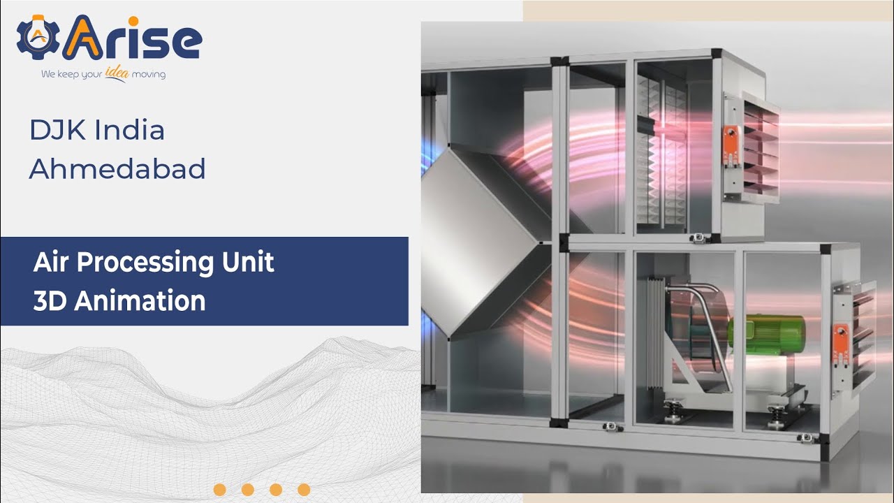 Air Processing Unit working 3D animation - YouTube