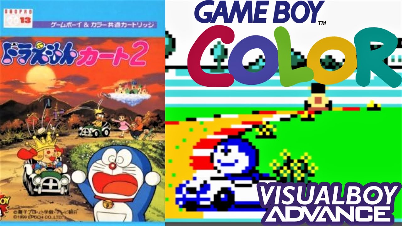 Doraemon Kart 2 (1999) Nintendo GameBoy Color Gameplay in HD (VisualBoy ...