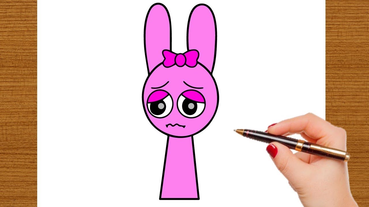 Pink Perfect! 🎀 Draw the adorable Pinky from Incredibox Sprunki - YouTube