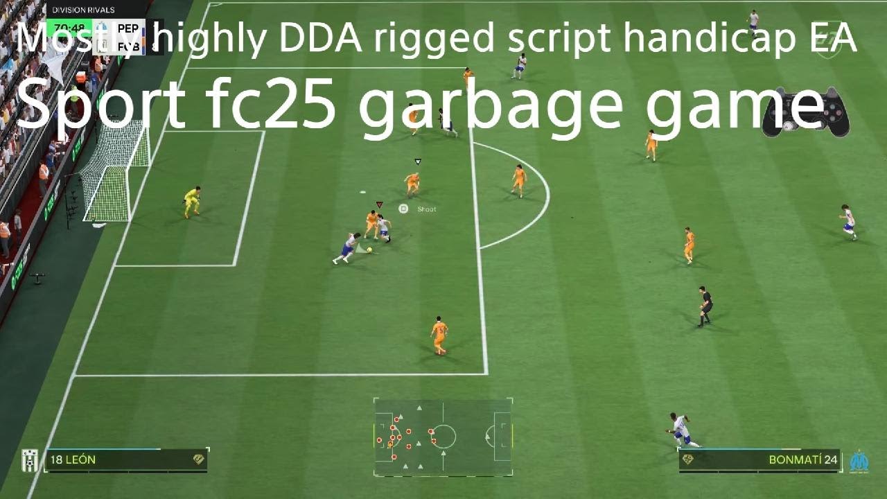 EA SPORTS FC 25 mostly highly DDA garbage game handicap - YouTube