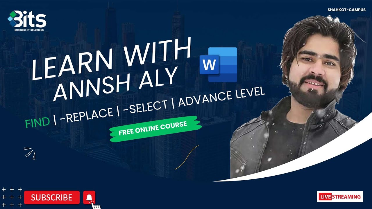 How To Use Find Replace Select All Option In Ms Word Youtube