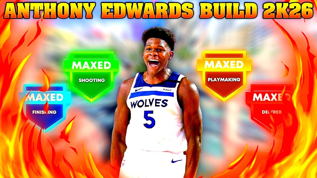 Anthony Edwards Build 2k26!!! Best Ant Build for NBA 2k26 Next Gen ...