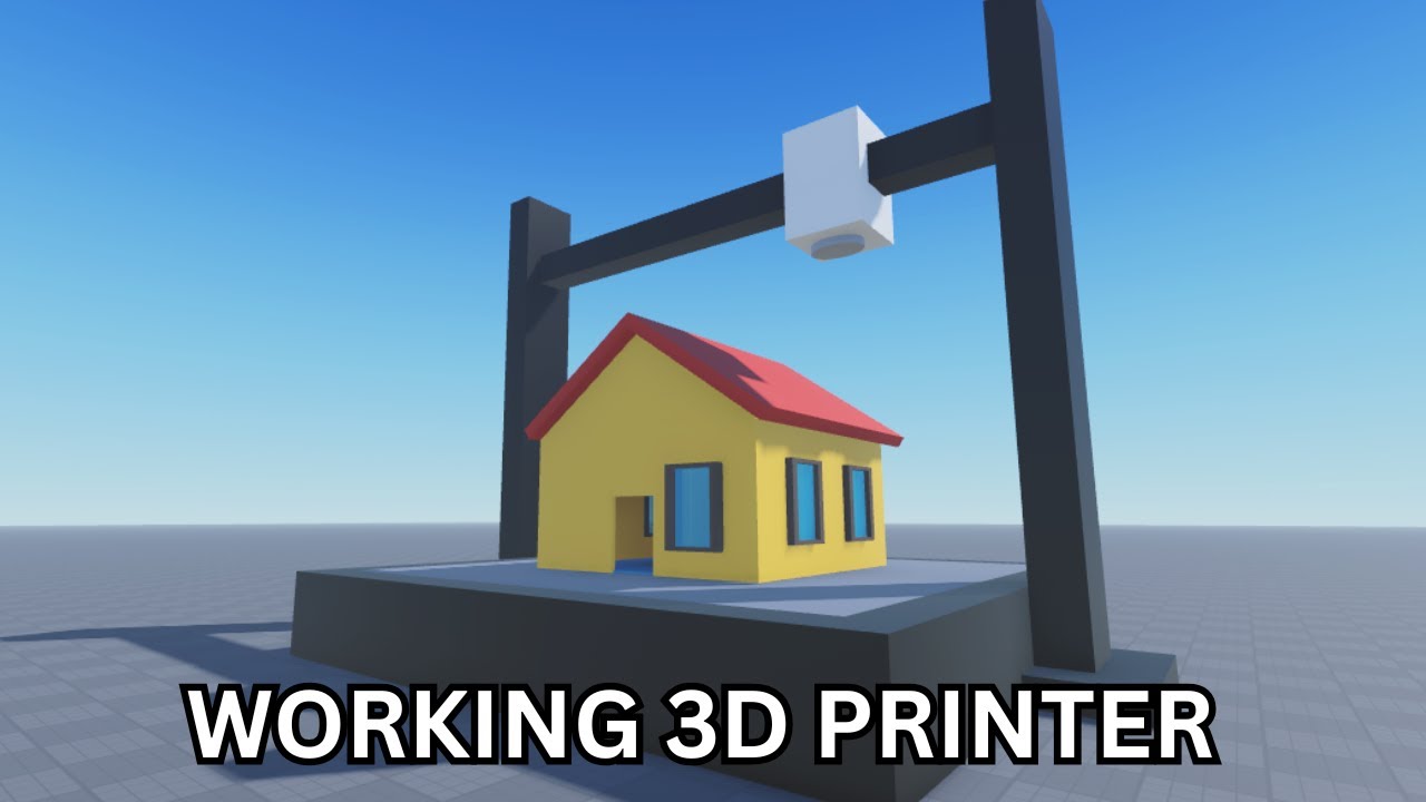 I Built a 3D Printer in Roblox Studio! - YouTube