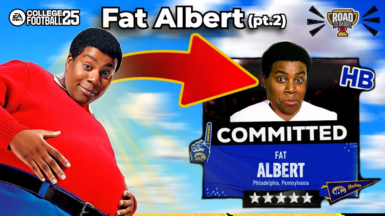 I Put Fat Albert in College Football 25! (Part 2) - YouTube