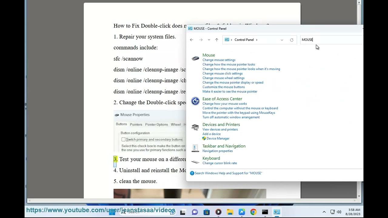 Fix Double-click does not open files & folders in Windows - YouTube