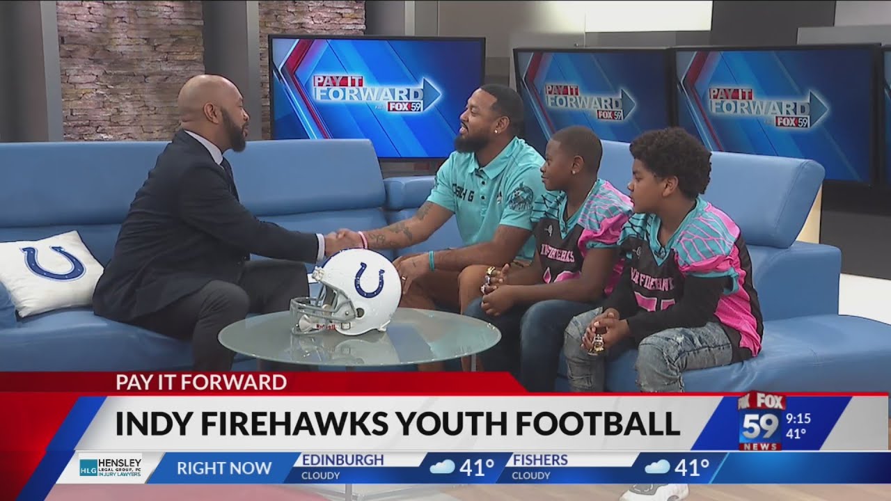 PIF Indy Firehawks Youth Football Team - YouTube