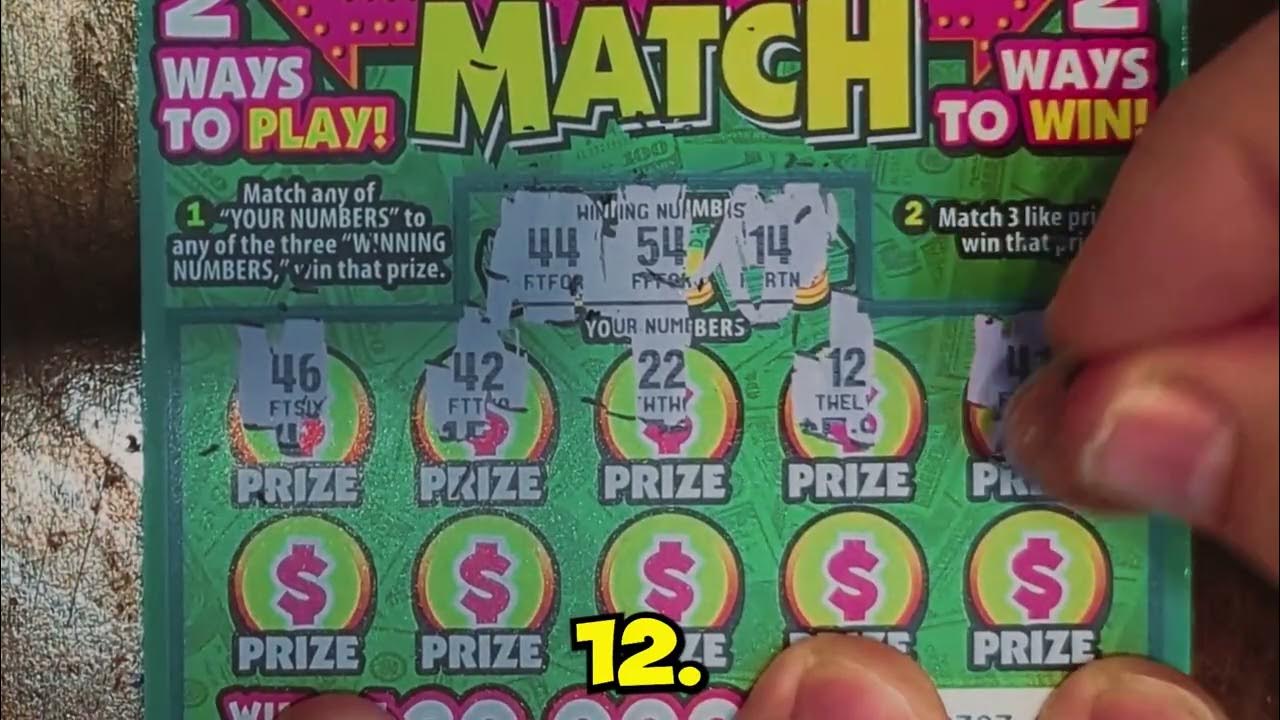 Double Match! 2 Ways to Play! 2 Ways to Win! #lottery #gambling # ...