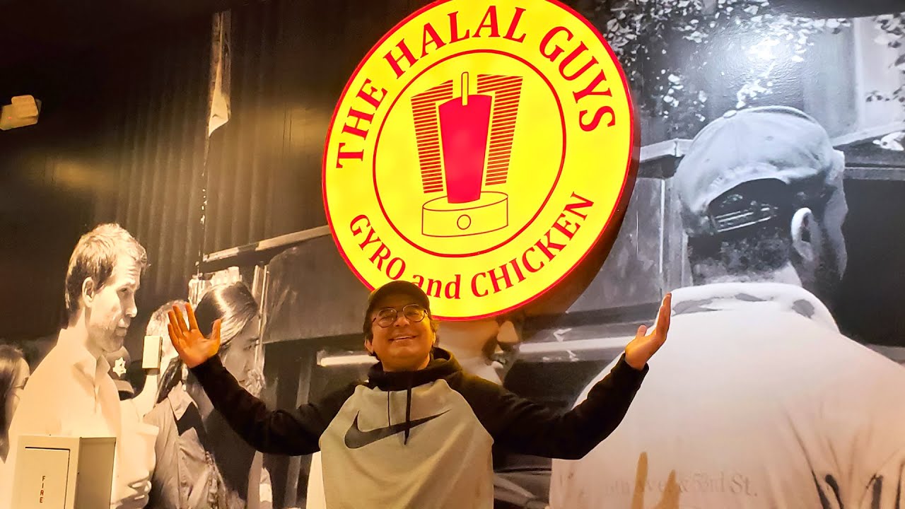 The Halal Guys - Gyro and Chicken | Farmingdale, NY | Food Vlog - YouTube