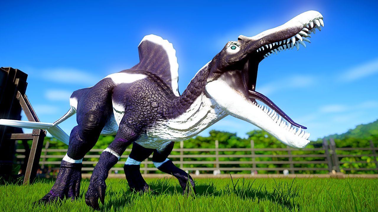 Big Dinosaurs Fighting in Isla Nublar Map ! T-Rex, Giga, Spino, I-Rex ...