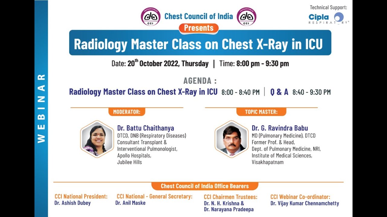 Radiology Master Class on Chest X - Ray in ICU - YouTube