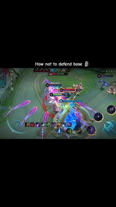 Thought Can Defend The Base But 😭 Mlbb Mobilelegends Shorts Karrie Youtube