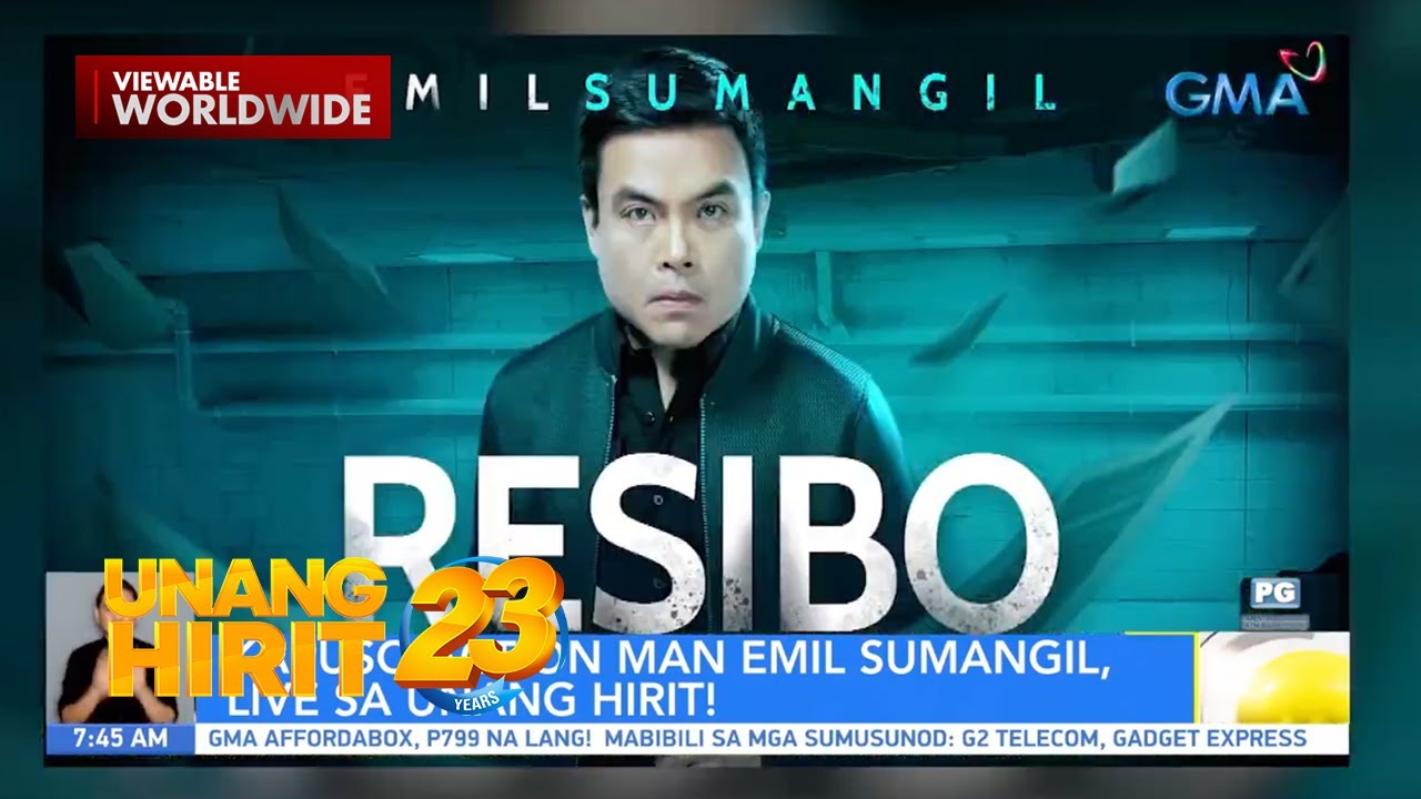 Kapuso Action Man na si Emil Sumangil, LIVE sa Unang Hirit - YouTube