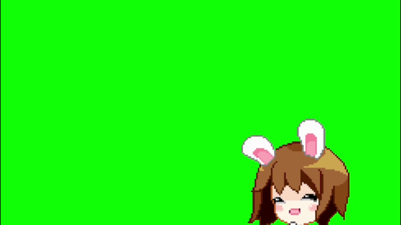 ️GREEN SCREEN EFFECTS: anime girl bunny ears - YouTube