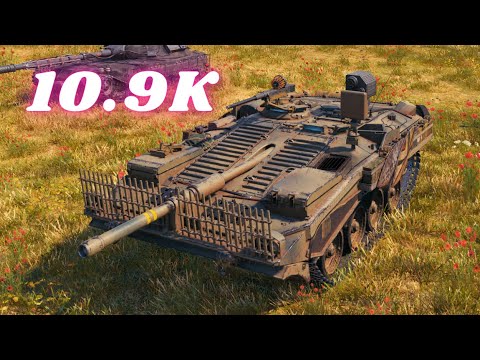 Strv 103B 10.9K Damage 5 Kills World of Tanks | WoT - YouTube