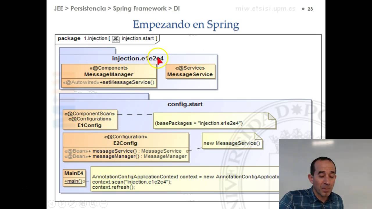 Inyección de Dependencias con Spring - YouTube