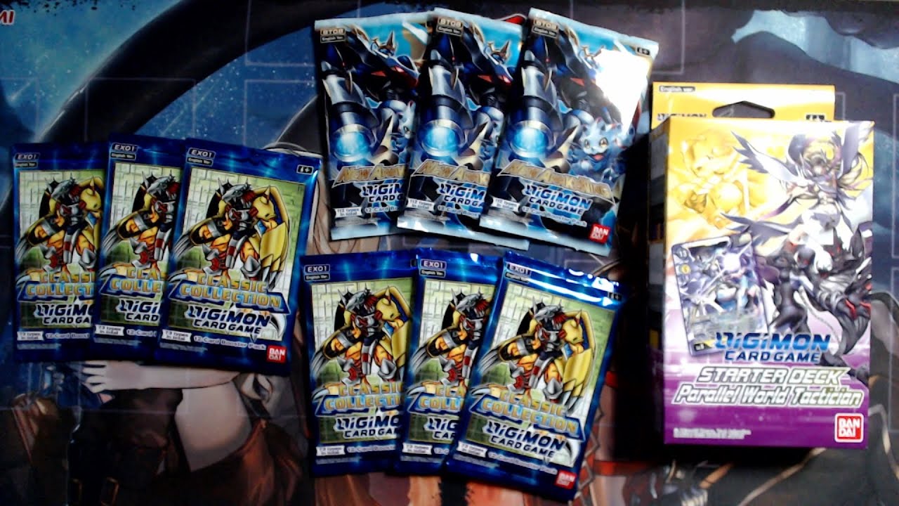 Digimon Booster Pack/Structure Deck Opening! - YouTube