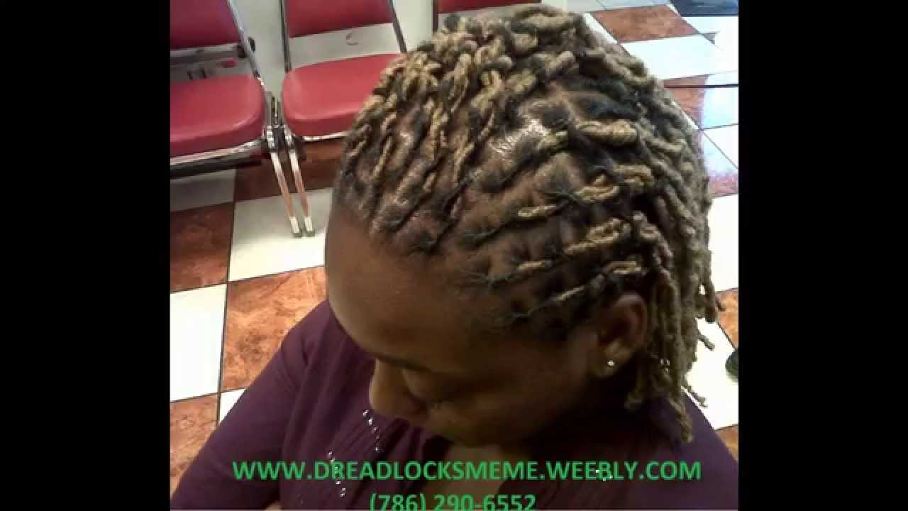 DREADLOCKS UPDO - YouTube