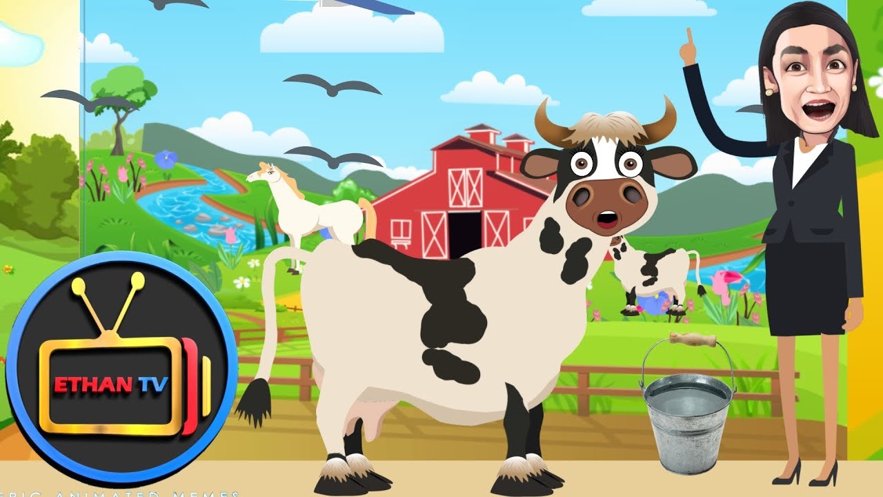 AOC Green New Deal and The Farting Cows - YouTube