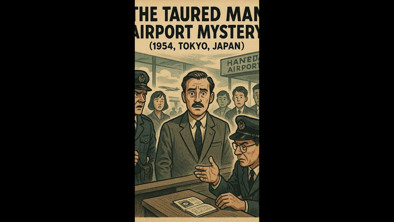The Taured Man Airport Mystery (1954, Tokyo, Japan) #Mystery - YouTube
