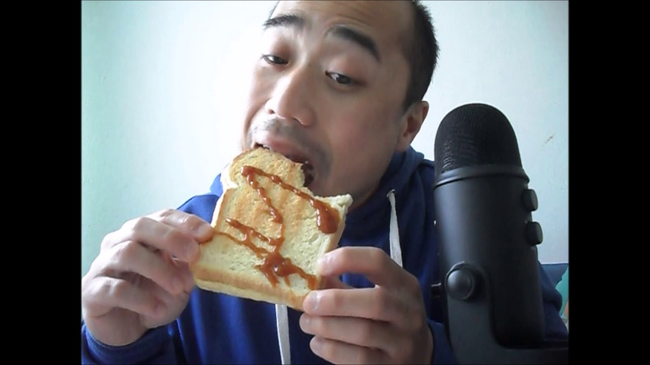 Crunchy Grilled Cheese Sandwich Asmr - YouTube