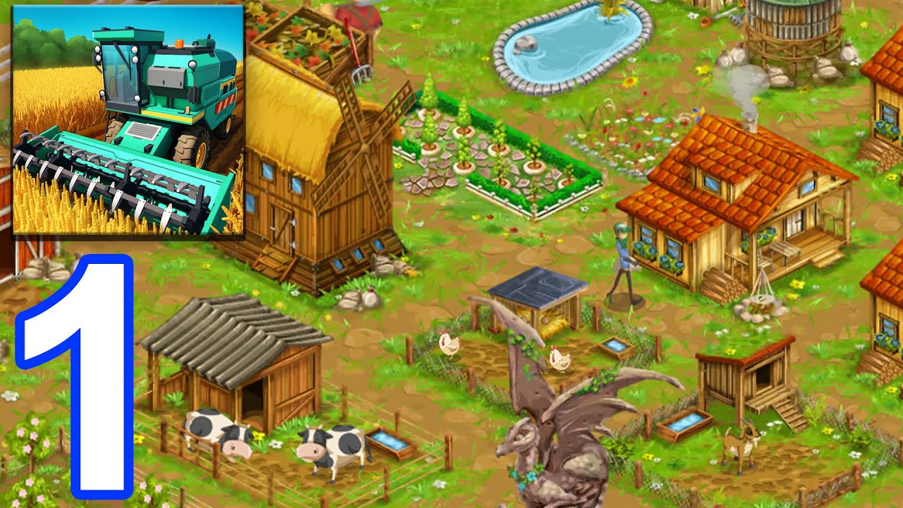 Big Farm: Mobile Harvest - Gameplay Walkthrough Part 1 (iOS, Android ...