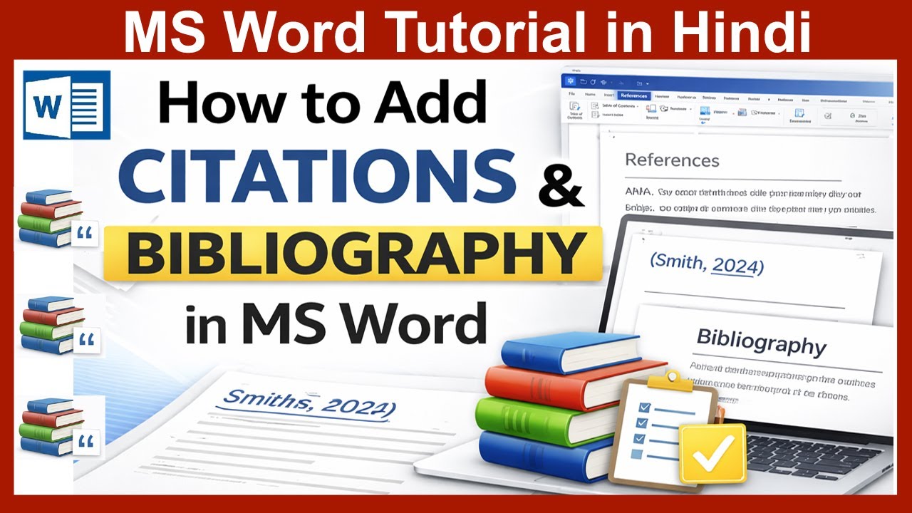 How to Add Citations and Bibliography in MS Word | Complete Tutorial ...