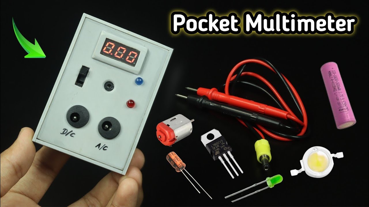 How To Make Pocket Size Multimeter || At Home || 100% Working - YouTube