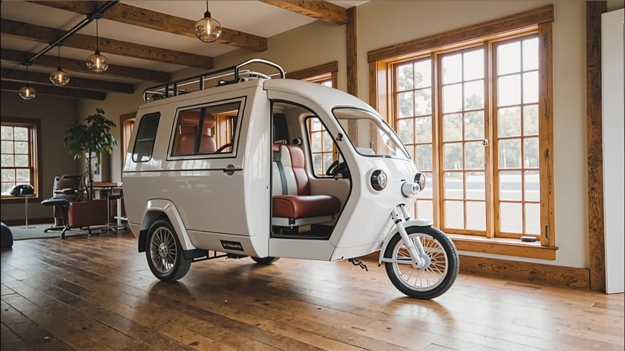 "Revolutionary 3-Wheeled Micro Camper: The Ultimate Compact Adventure ...