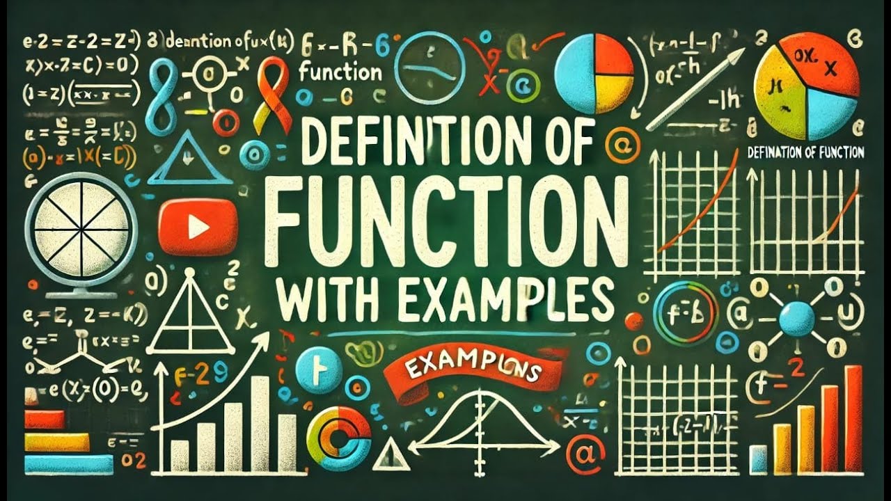 Definition of function||examples||functions and limits - YouTube