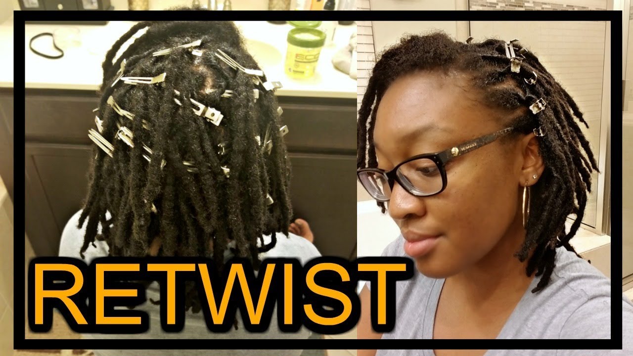 RETWISTING MY LOCS | MY LOC JOURNEY - YouTube